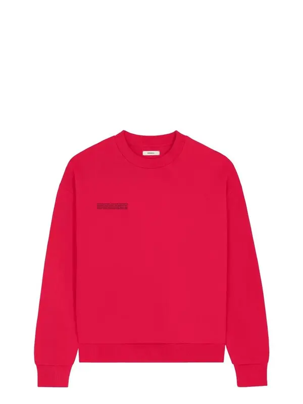 PANGAIA 365 Cotton Sweatshirt - Red