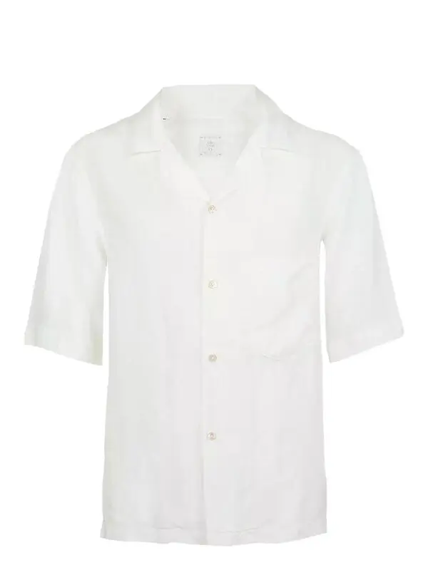 Eleventy Pocket Shortsleeve Shirt - White