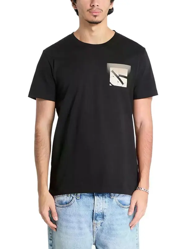 Calvin Klein Soft Box Monogram T-shirt - Black
