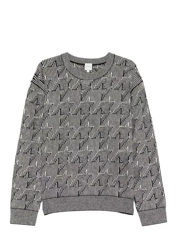 Paul Smith Geometric Pattern Knitwear - Grey