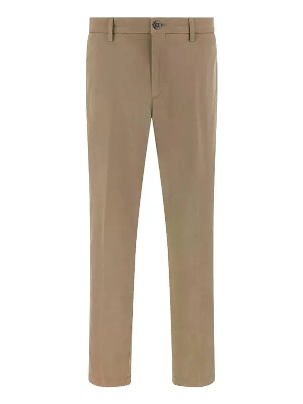 Boggi Milano Cotton Trousers - Neutrals