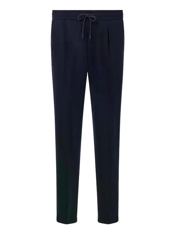 Boggi Milano Drawstring Trousers - Blue