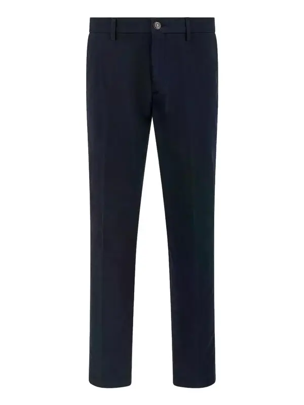 Boggi Milano Diagonal-pocket Trousers - Blue