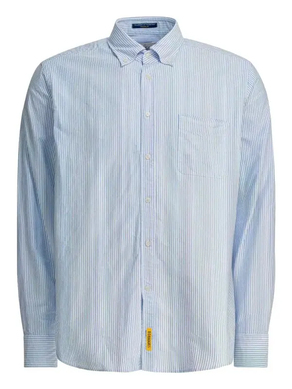 B.D.BAGGIES Striped Pocket Shirt - Blue