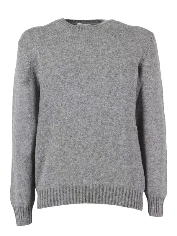 SETTEFILI CASHMERE Crew-neck Sweater - Grey