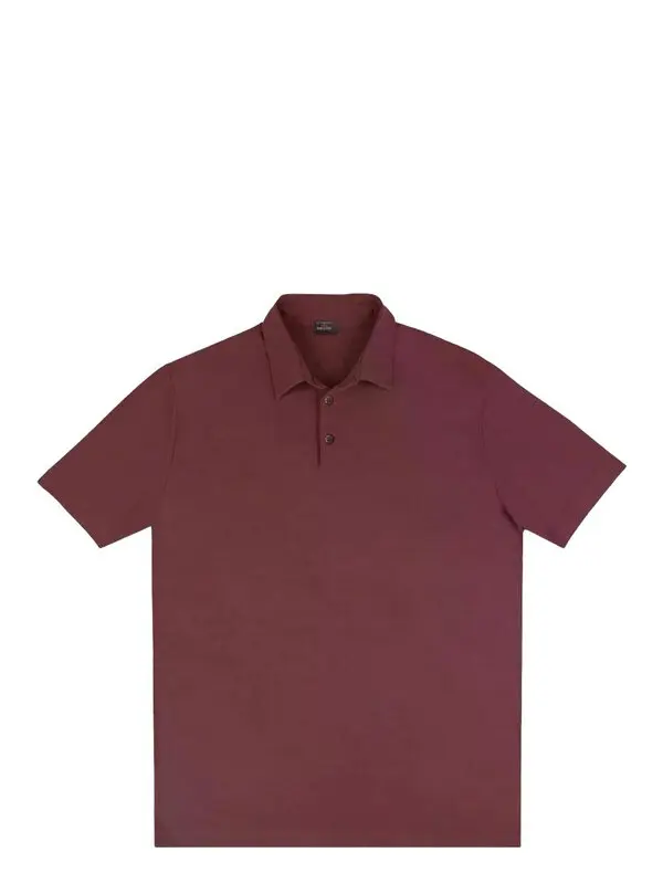 ZANONE Button Polo Shirt - Red