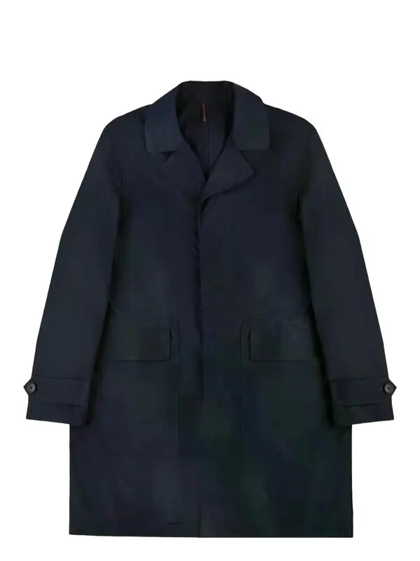 Montedoro Flap-pocket Button-up Coat - Blue