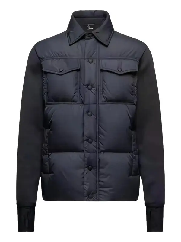 Moncler Padded Shirt Jacket - Blue