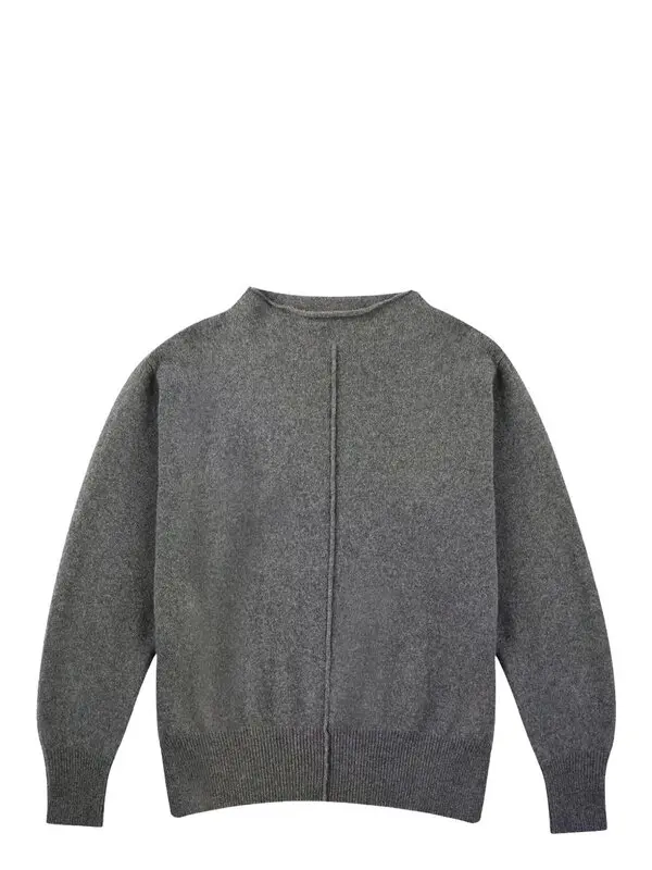 ZANONE Cut-neck Regular Fit Sweater - Grey