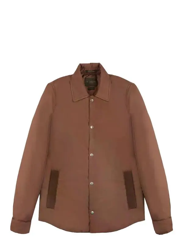 Montedoro Padded Overshirt - Brown