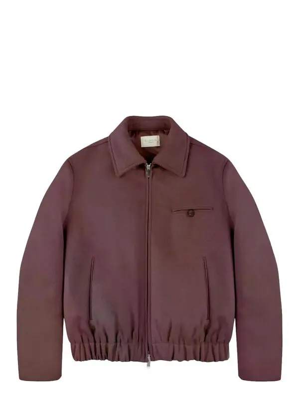 Montedoro Zip Bomber Jacket - Purple