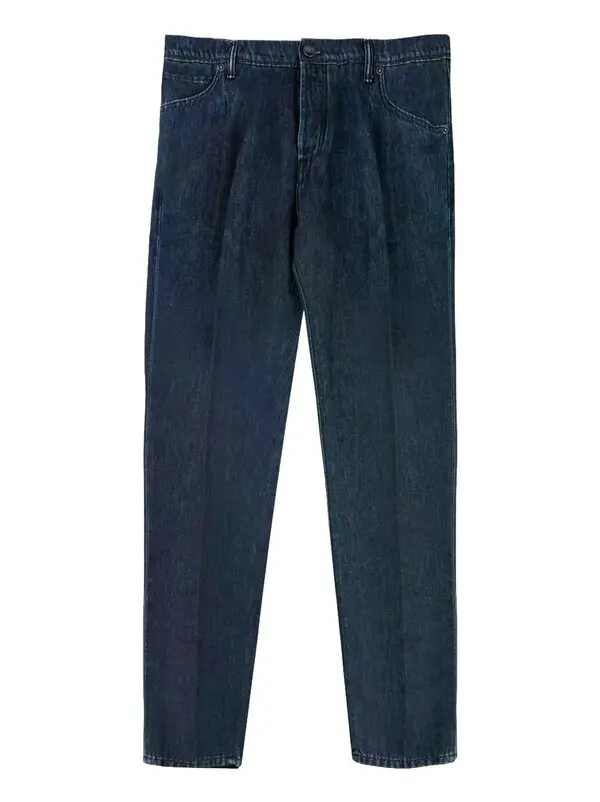 SLOWEAR Five-pocket Tapered Trousers - Blue