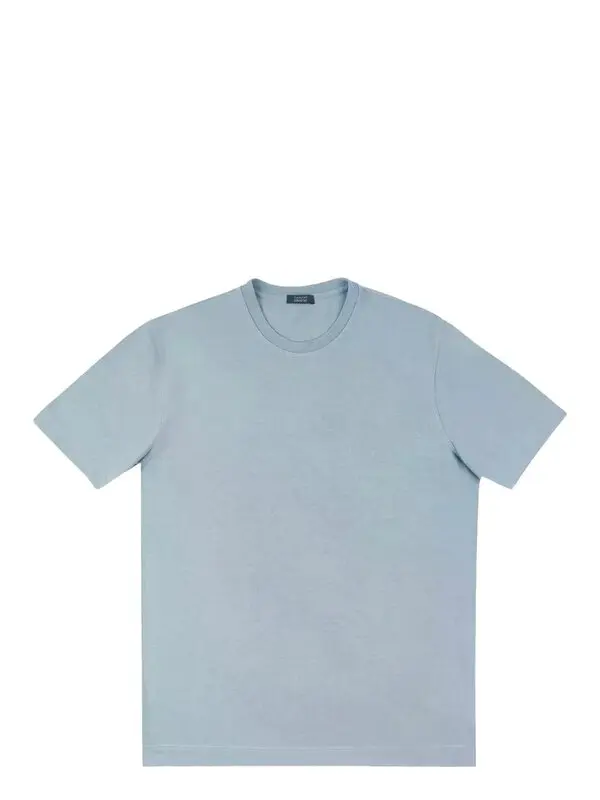 ZANONE Cotton T-shirt - Blue