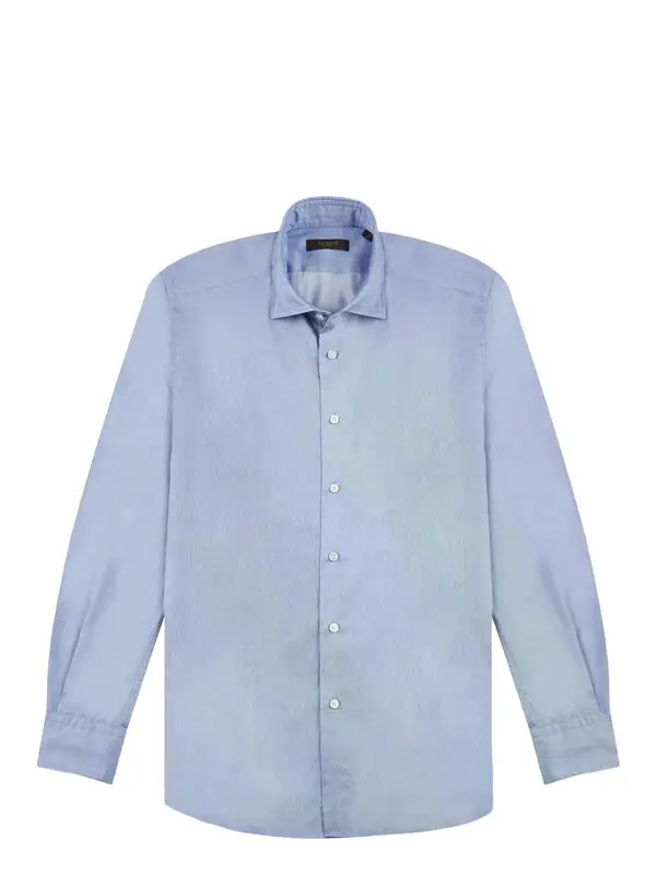 GLANSHIRT Button-up Cotton Shirt - Blue