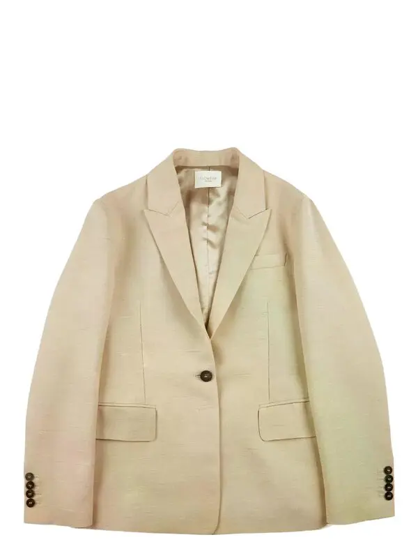 Montedoro Buttoned Blazer - Neutrals