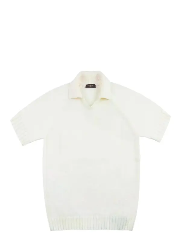 ZANONE Short-sleeve Wool T-shirt - Neutrals