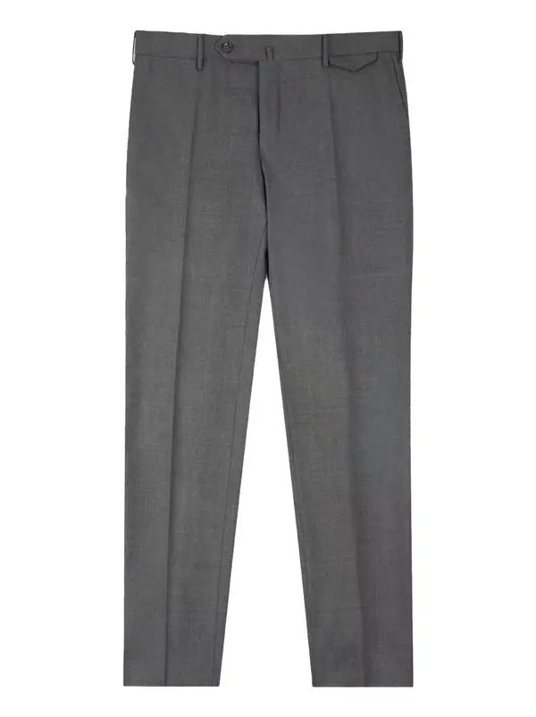 SLOWEAR Flap-pocket Wool Trousers - Grey