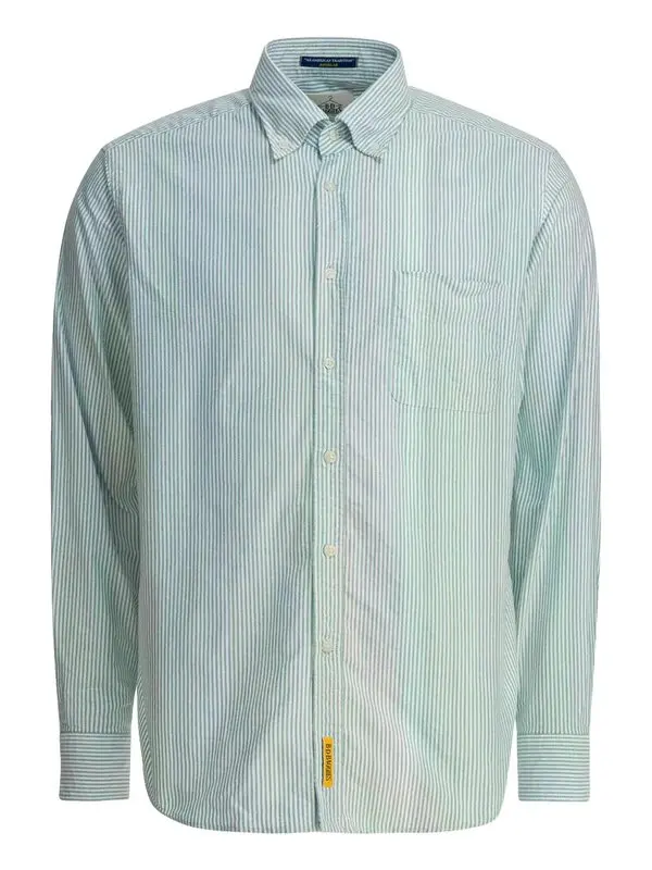 B.D.BAGGIES Striped Pocket Shirt - Green