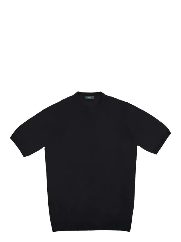 ZANONE Short-sleeve Crew-neck T-shirt - Blue
