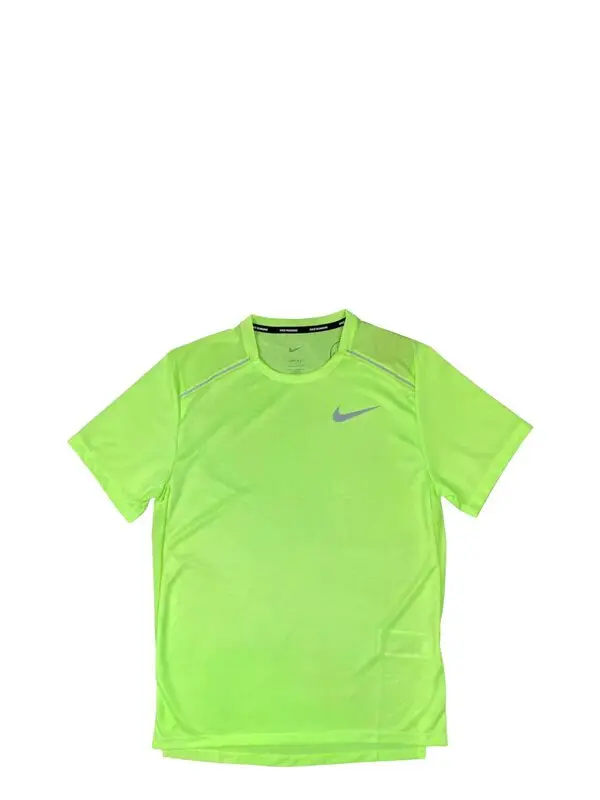 Nike Dri-fit Miler Logo-print T-shirt - Green