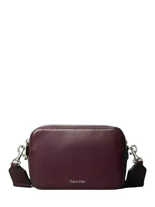 Calvin Klein Zip Shoulder Bag - Red