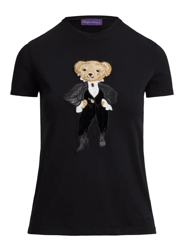 Ralph Lauren Holiday Polo Bear T-shirt - Black