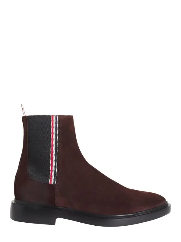 Thom Browne Suede Chelsea Boots - Brown
