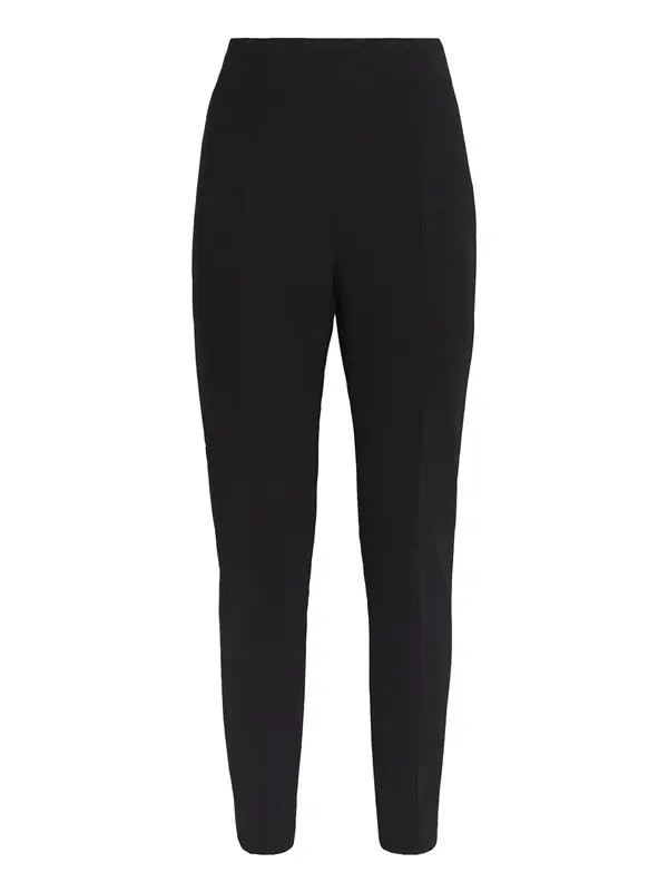 Carolina Herrera Stretch-virgin Wool Emilie Trousers - Black