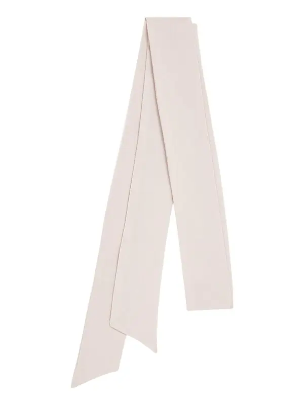 Eleventy Silk Georgette Necktie - Beige