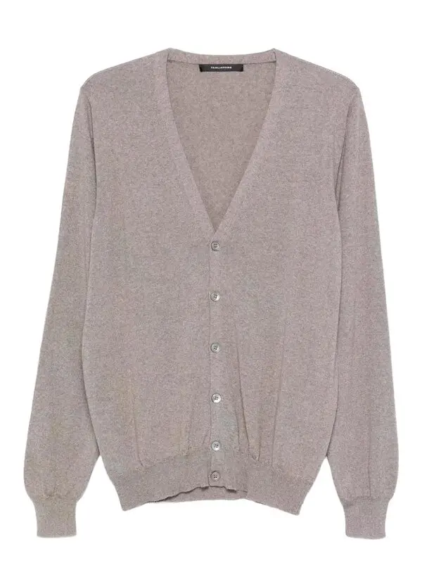 Tagliatore V-neck Buttoned Cardigan - Neutrals