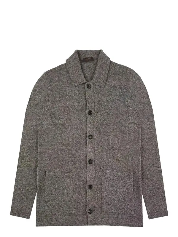 ZANONE Patch-pocket Cardigan - Grey