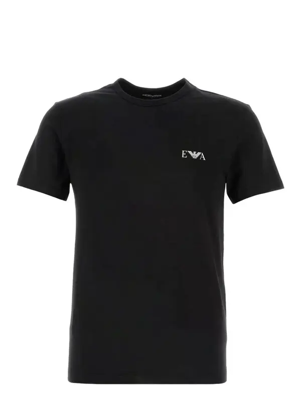 Emporio Armani Logo-print Cotton T-shirt Pack - Black