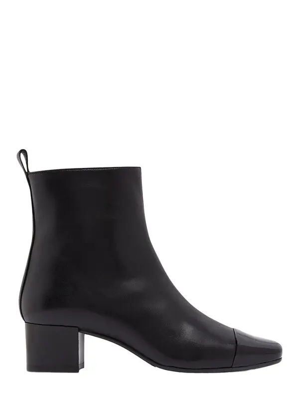 CAREL Estime Leather Ankle Boots - Black