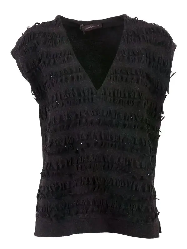 Lorena Antoniazzi Knitted Vest - Grey