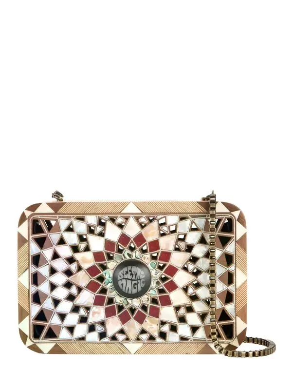 SARAH’S BAG Mandala Clutch Bag - Brown