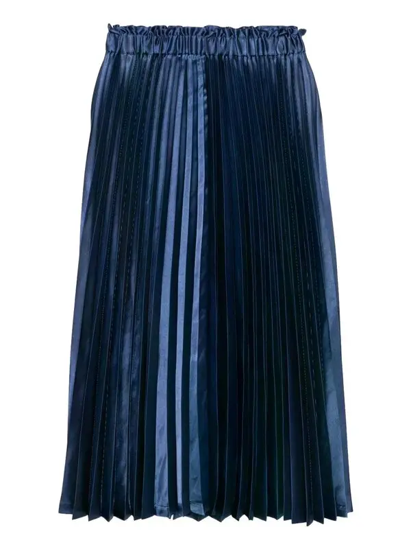 TO B. BY AGNÈS B. Pleated Skirt - White