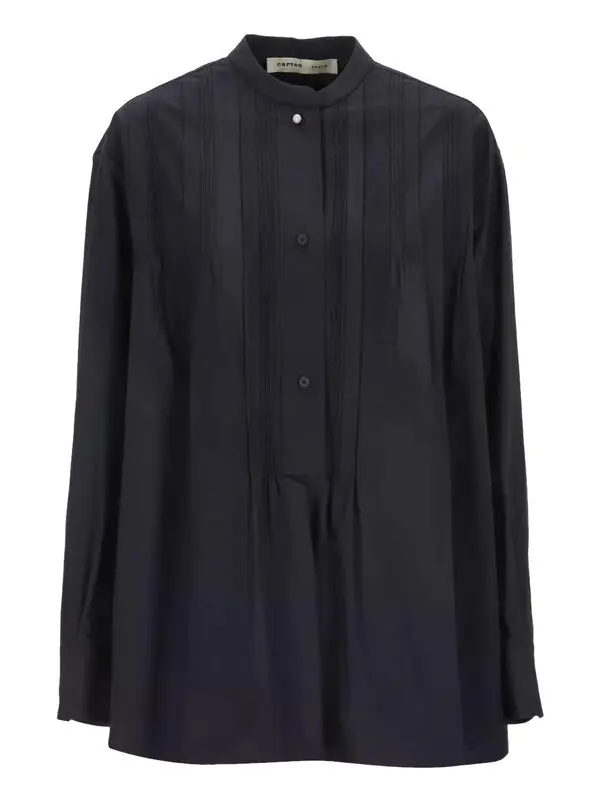 Carven Pleated Shirt - Blue
