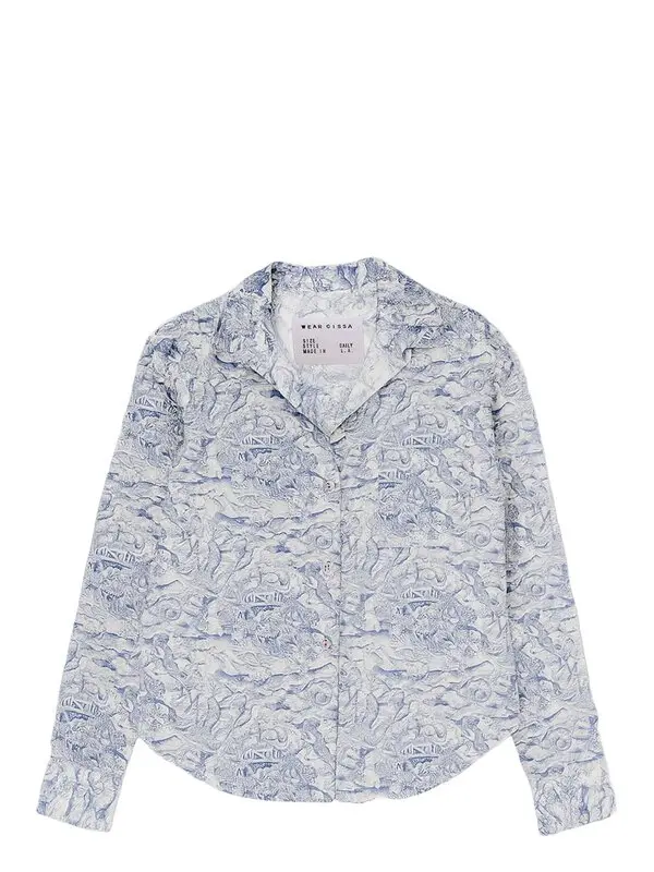 CISSA Daily Button-front Shirt - Blupat