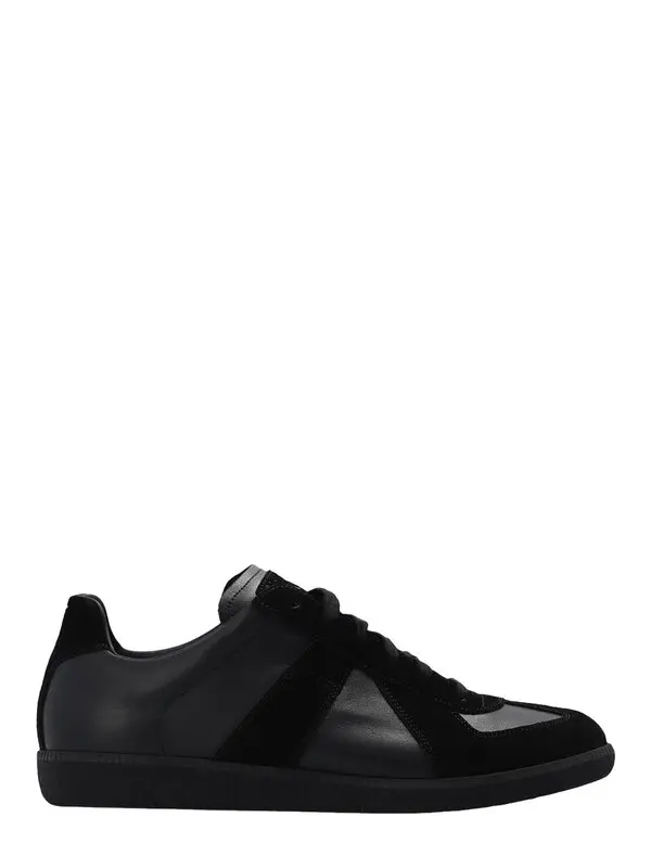 MAISON MARGIELA Leather Sneakers - Black