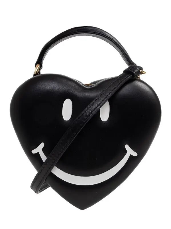 Moschino Heart-shaped Handbag - Black