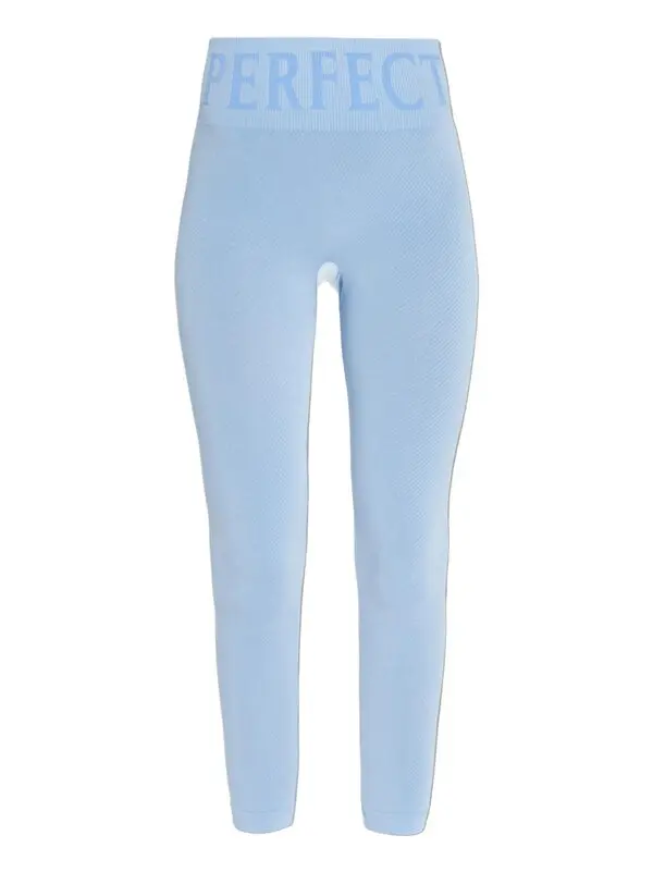 Perfect Moment Seamless Thermal Leggings "perfect - Light Blue