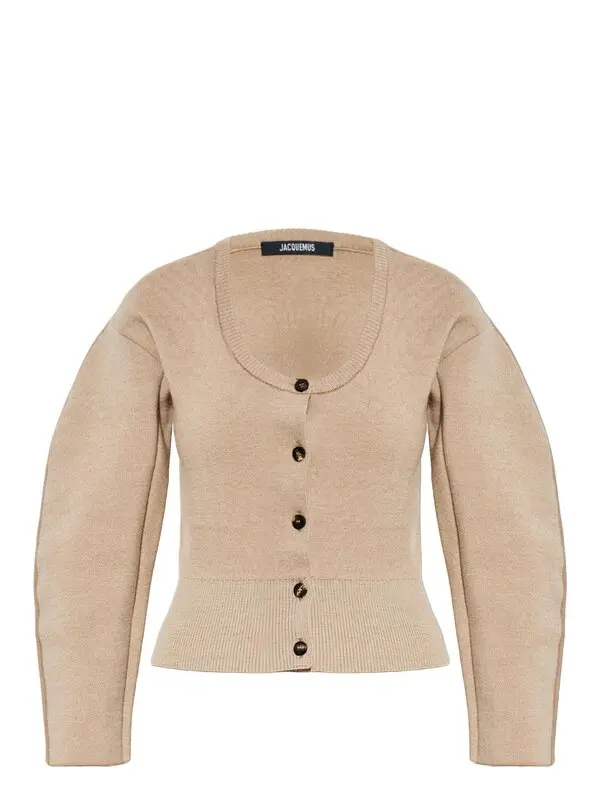 Jacquemus Wool Cardigan - Beige