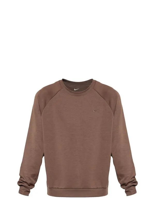Nike Sweatshirt With Embroidered Logo - Brown