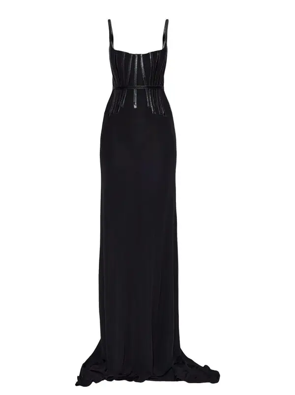 Dsquared2 Long Strap Dress - Black