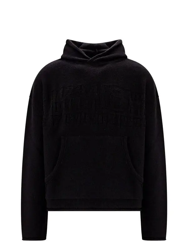 MAISON MARGIELA Virgin Wool Blend Sweatshirt - Black