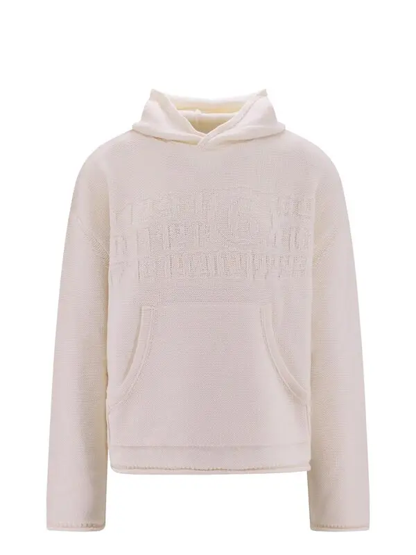 MAISON MARGIELA Virgin Wool Blend Sweatshirt - White