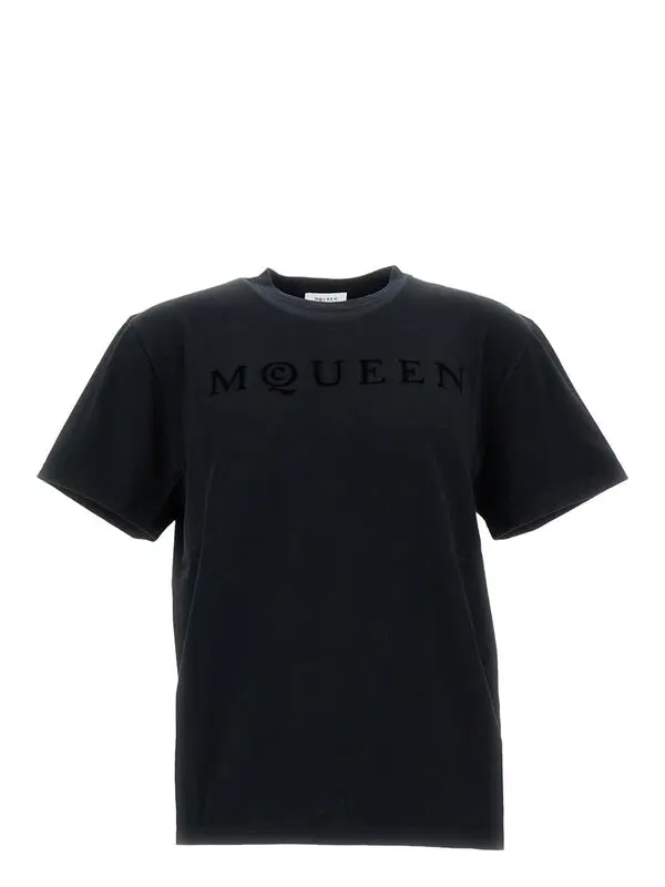 Alexander McQueen Logo T-shirt - Black