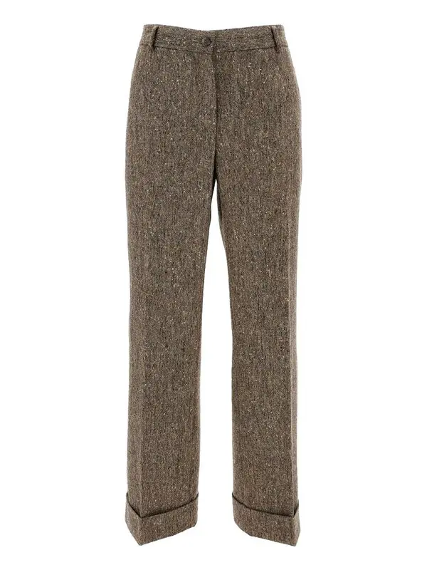 Alberto Biani Charlie Gab Trousers - Brown