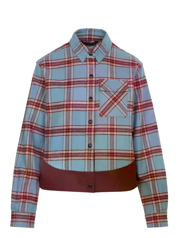 Aztech Mountain Loge Peak Checked Shirt - Blue