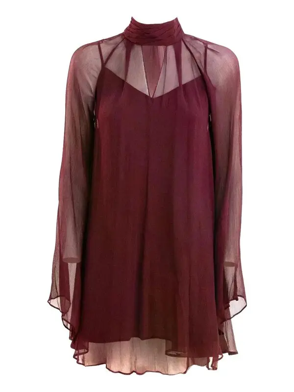 Staud Long-sleeve Mini Dress - Red